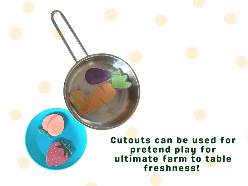 Count and Match Fruits and Vegetables. Learn to Count. Harvest and ...