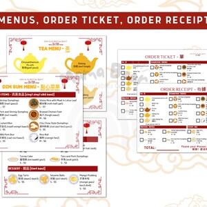 Dim Sum Restaurant Pretend Play Bundle. Yum Cha Dramatic Role Play ...