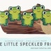 Five Little Speckled Frogs Printable Props. Nursery Rhymes - Etsy
