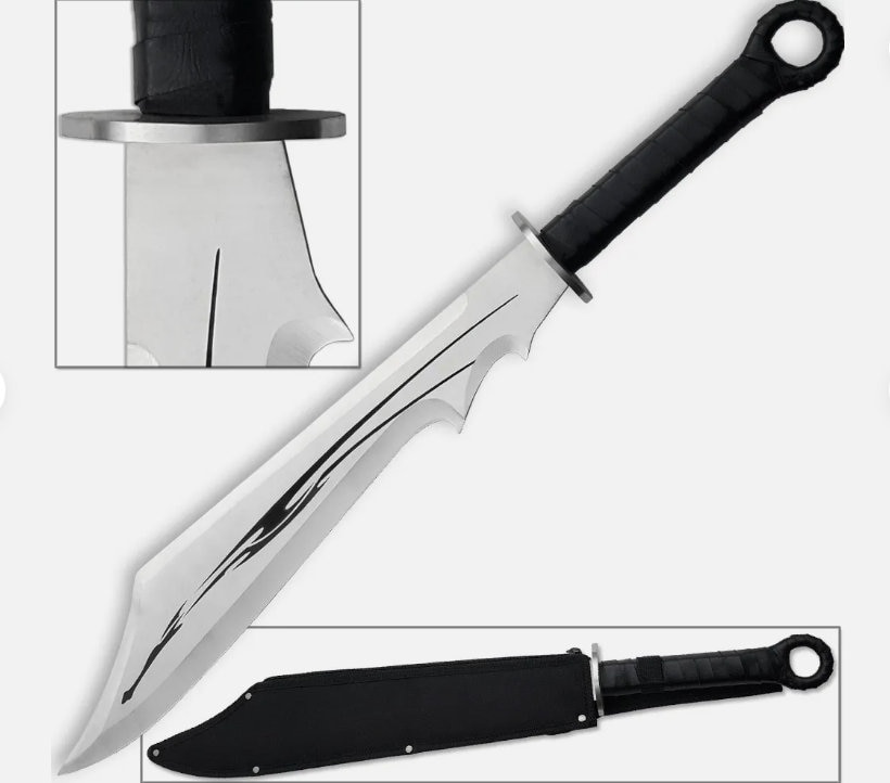 Crossbreed Cutlass Urban MACHETE Blade Scimitar Warrior FULL TANG Sword ...