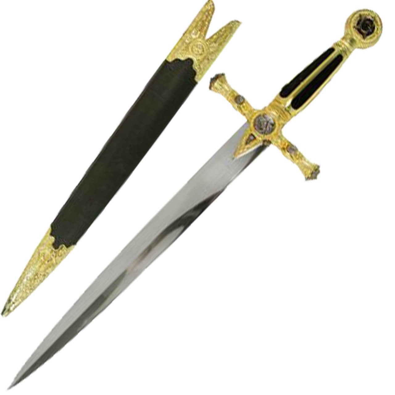 Masonic Dagger Sword With Handle, Black Velvet - Etsy