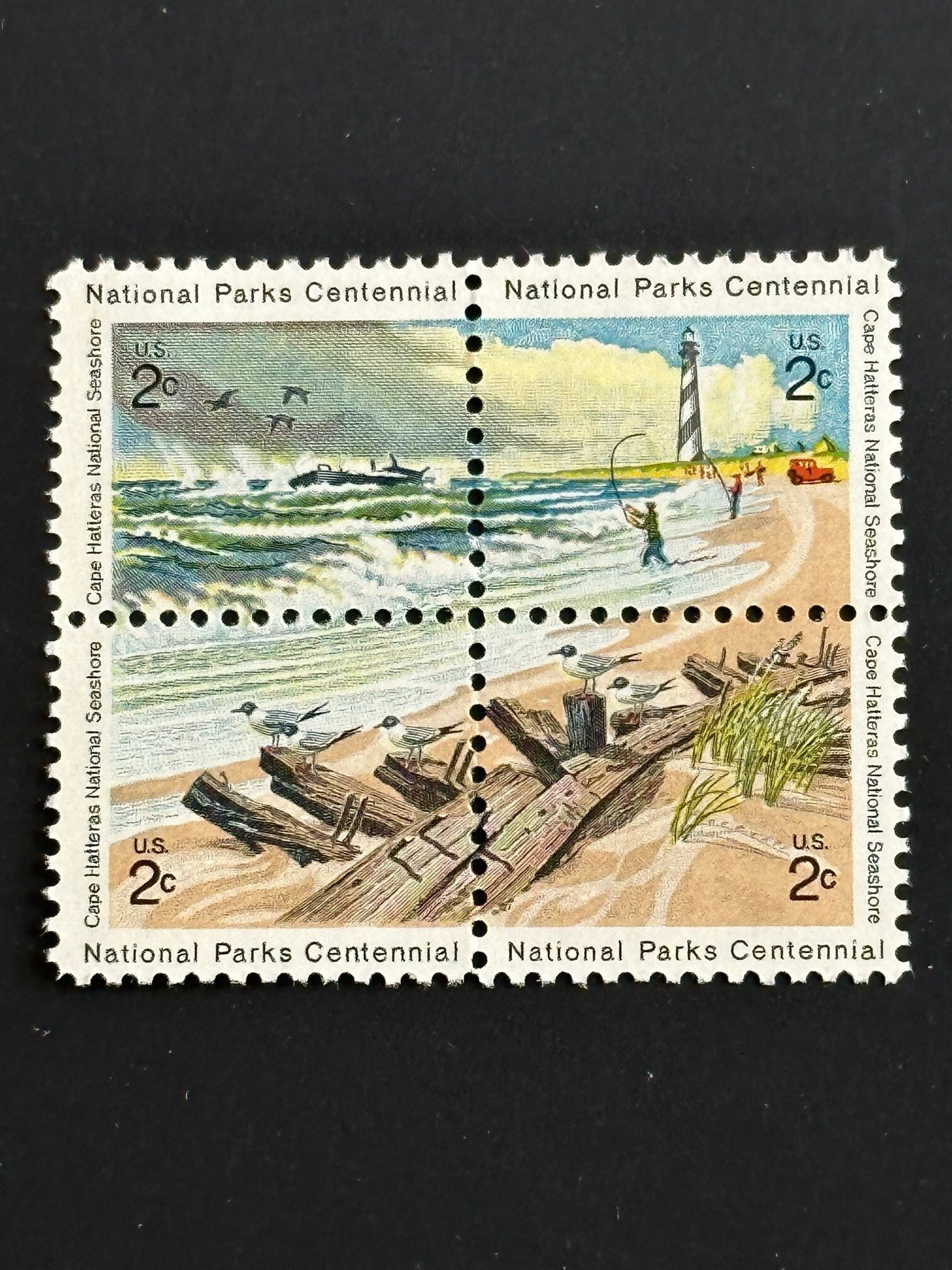 A Day at the Beach! Cape Hatteras on a U.S. Unused Postage Stamp - Etsy