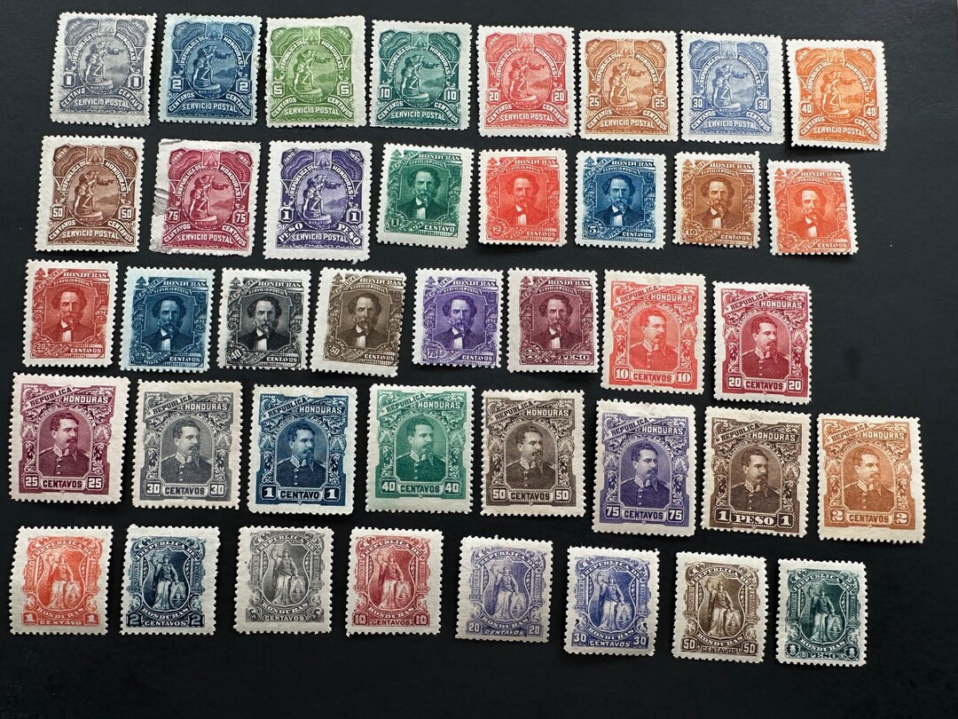 40 Honduras Never Used Stamps Issued in 1892-1895 - Etsy