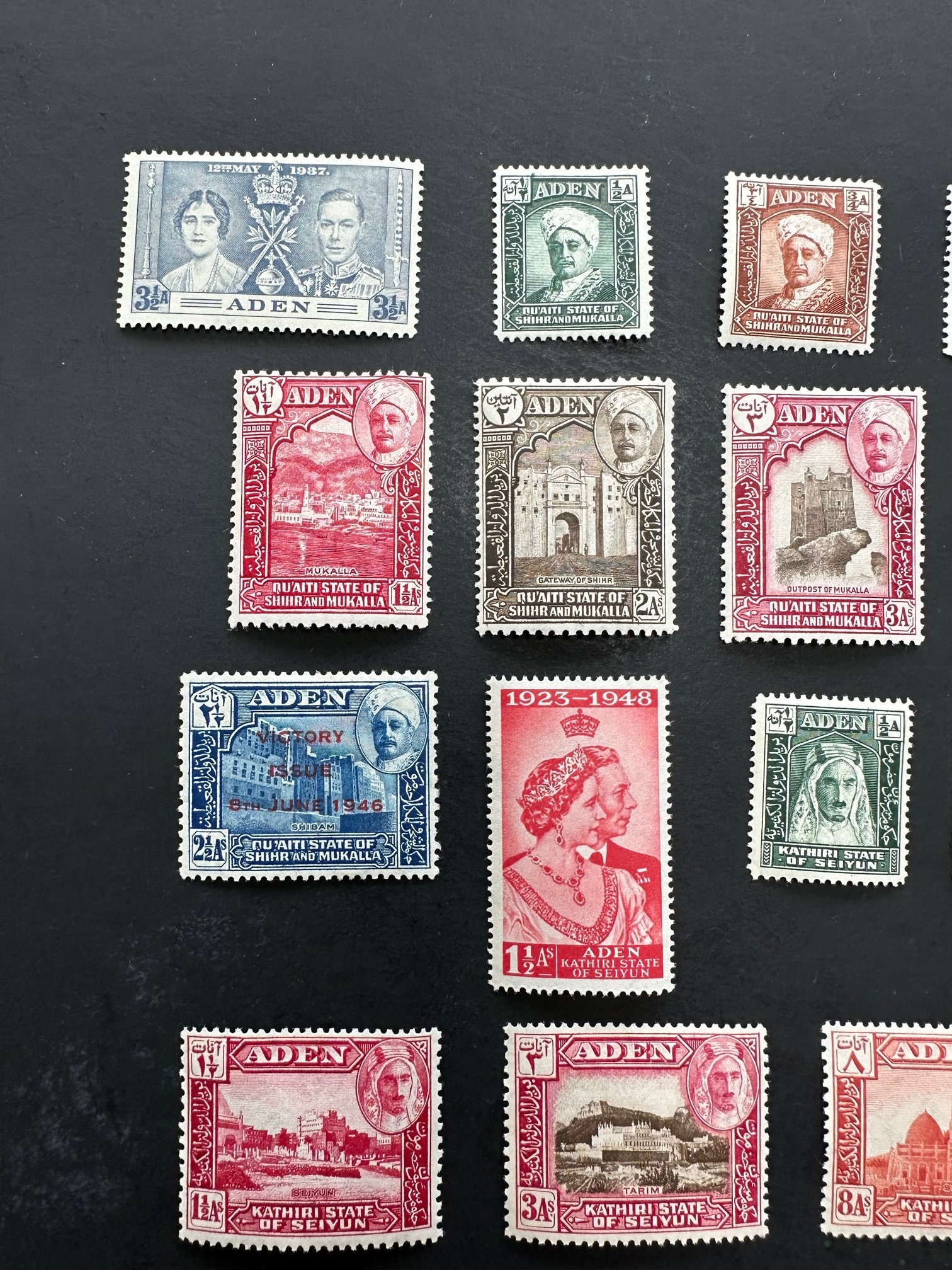 37 Aden Vintage 1937-1952 Mint Hinged Postage Stamps - Etsy