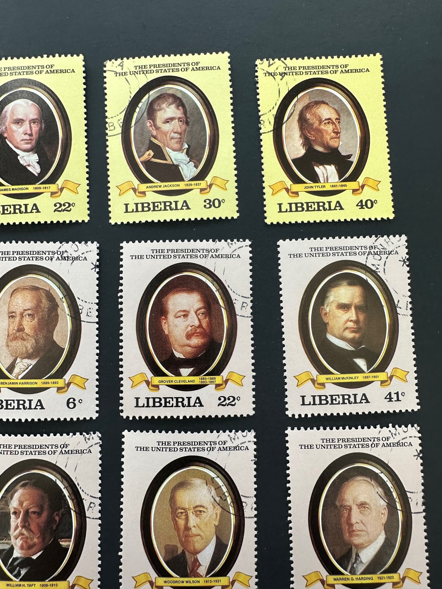 15 United States Presidents Portrayed on These 1981 Used Stamps From ...