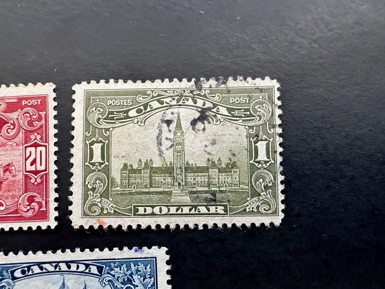 3 Canada Stamps Issued in 1929 Featuring Parliament and Bluenose - Etsy