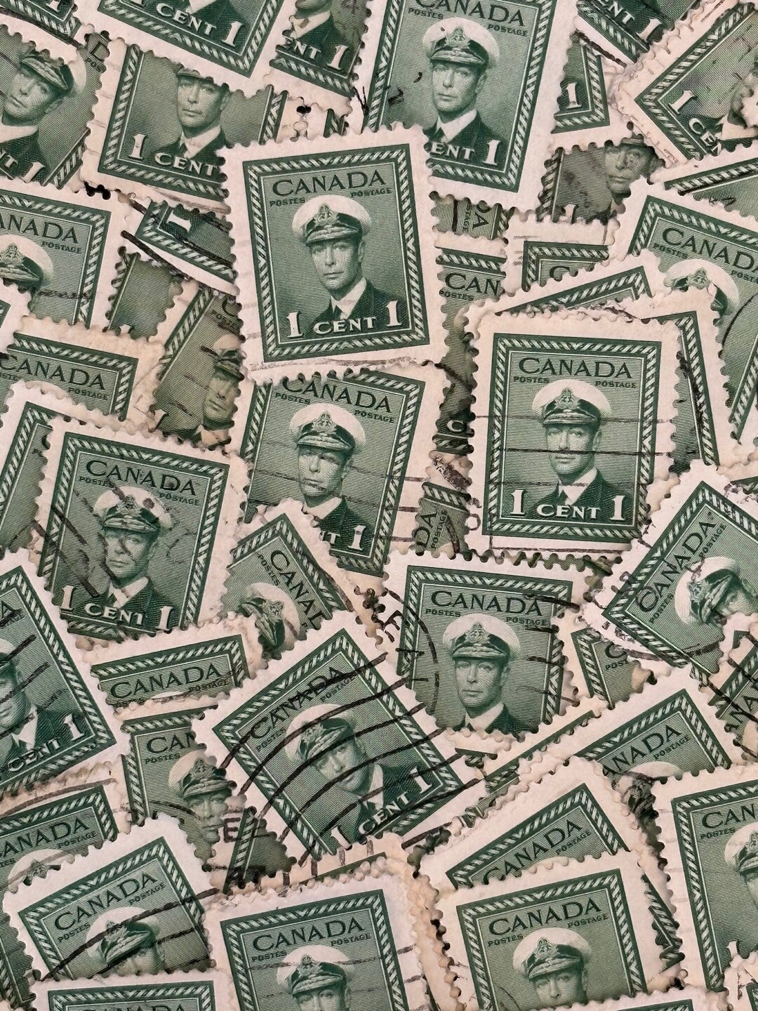 75 Green King George VI Canadian Stamp Used 1949 - Etsy