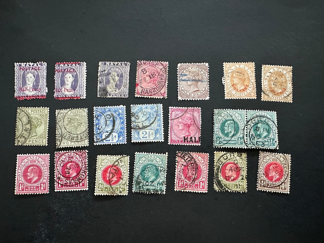21 Wow! Natal Stamps Issued in 1880 to 1909 - Etsy