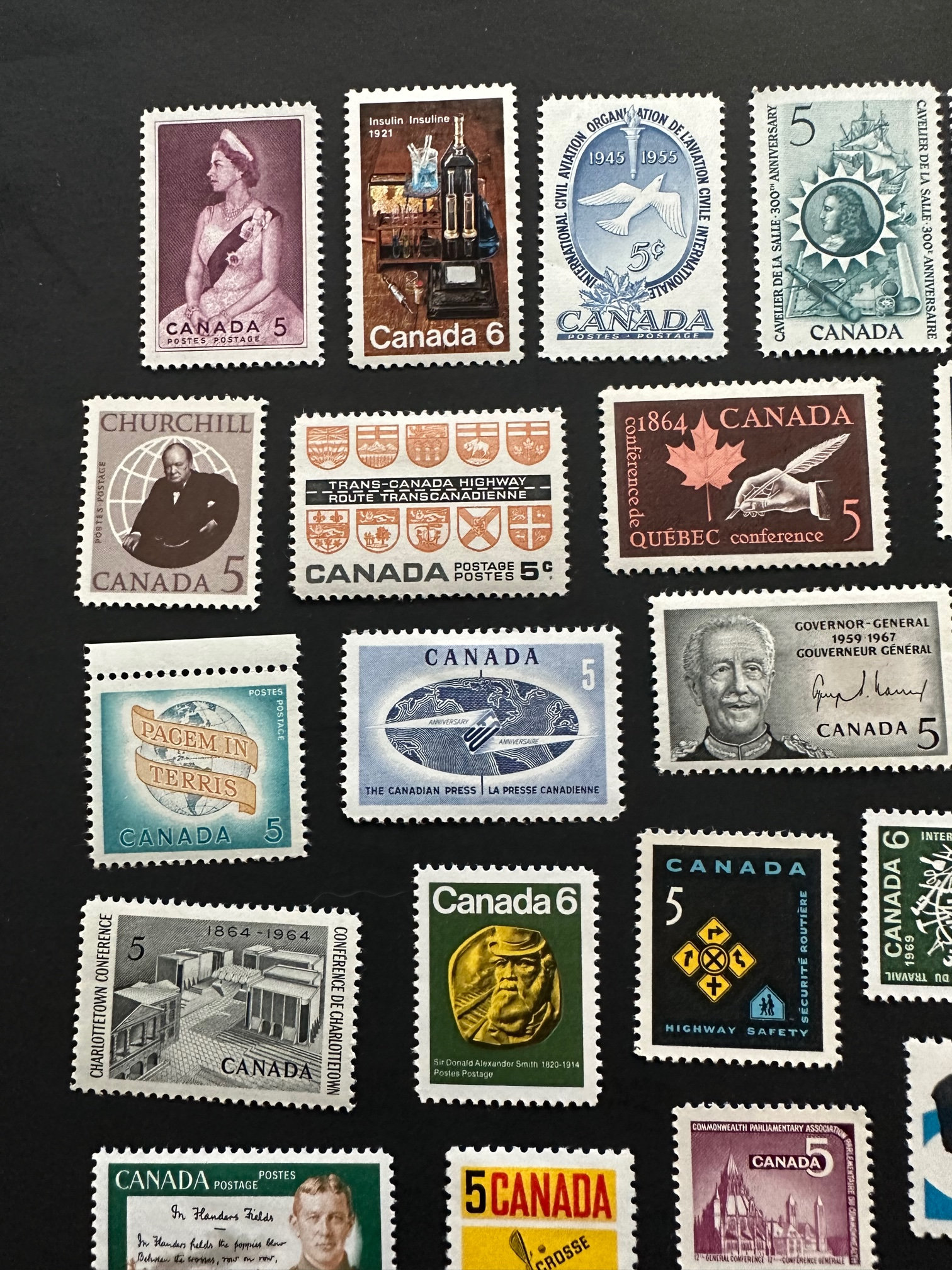 40 Canada Unused Stamps 1960s - Etsy