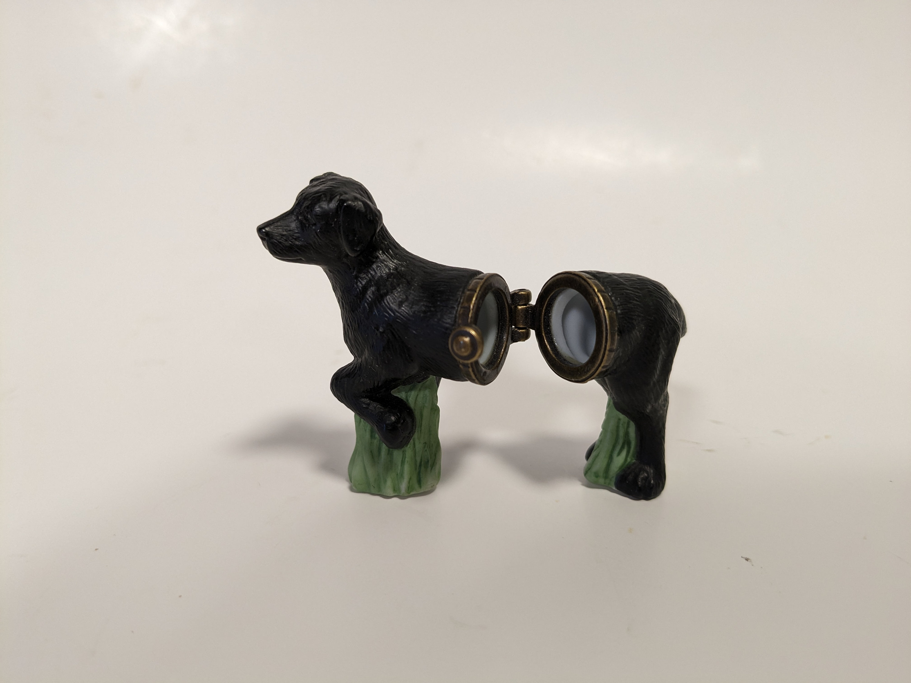 Porcelain Hinged Hunting Dog Trinket Box PHB - Etsy