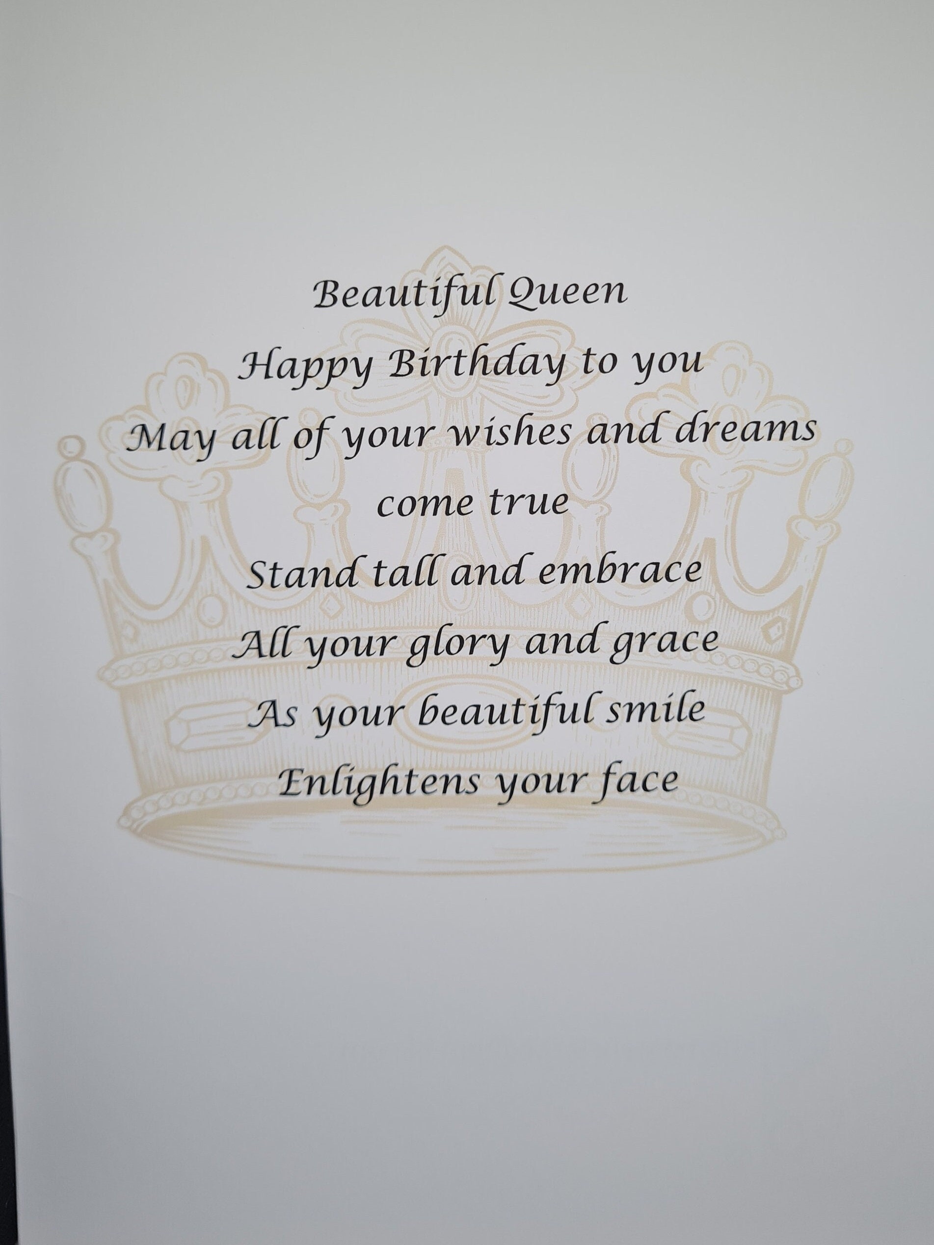 Queen Birthday Card - Etsy