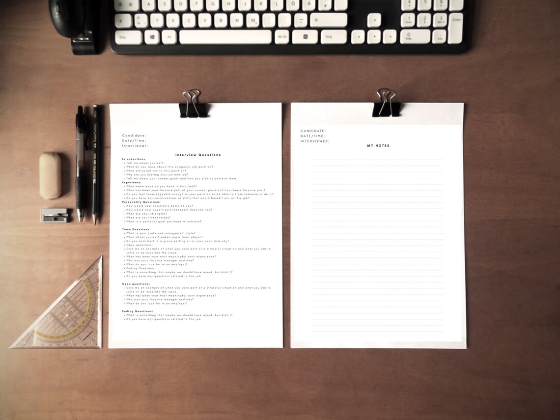 Interview Questions and Notes - Etsy