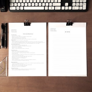 Interview Questions and Notes - Etsy