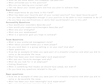 ULTIMATE Teacher Interview Questions and Answers Guide PART TWO - Etsy