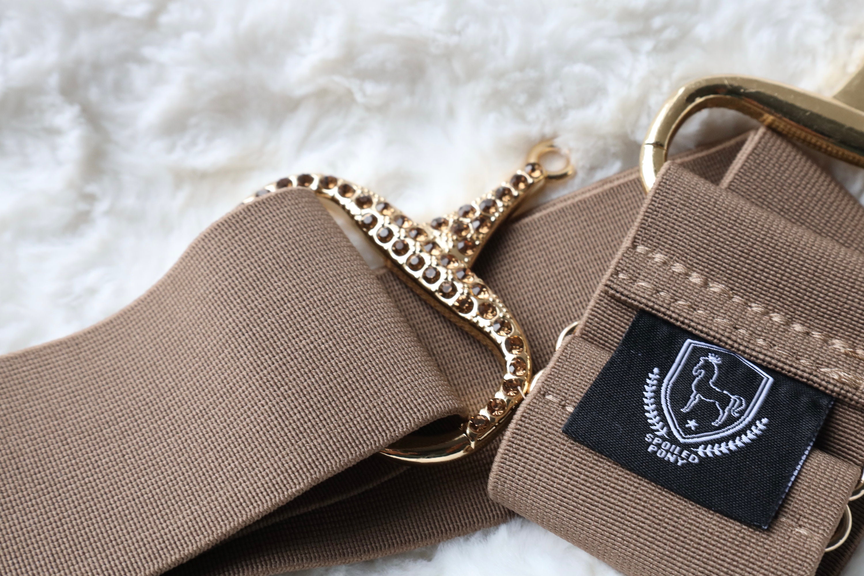 Tan Snaffle Bit Belt, Horse Riding Belt, Equestrian Belt, Mens Elastic ...