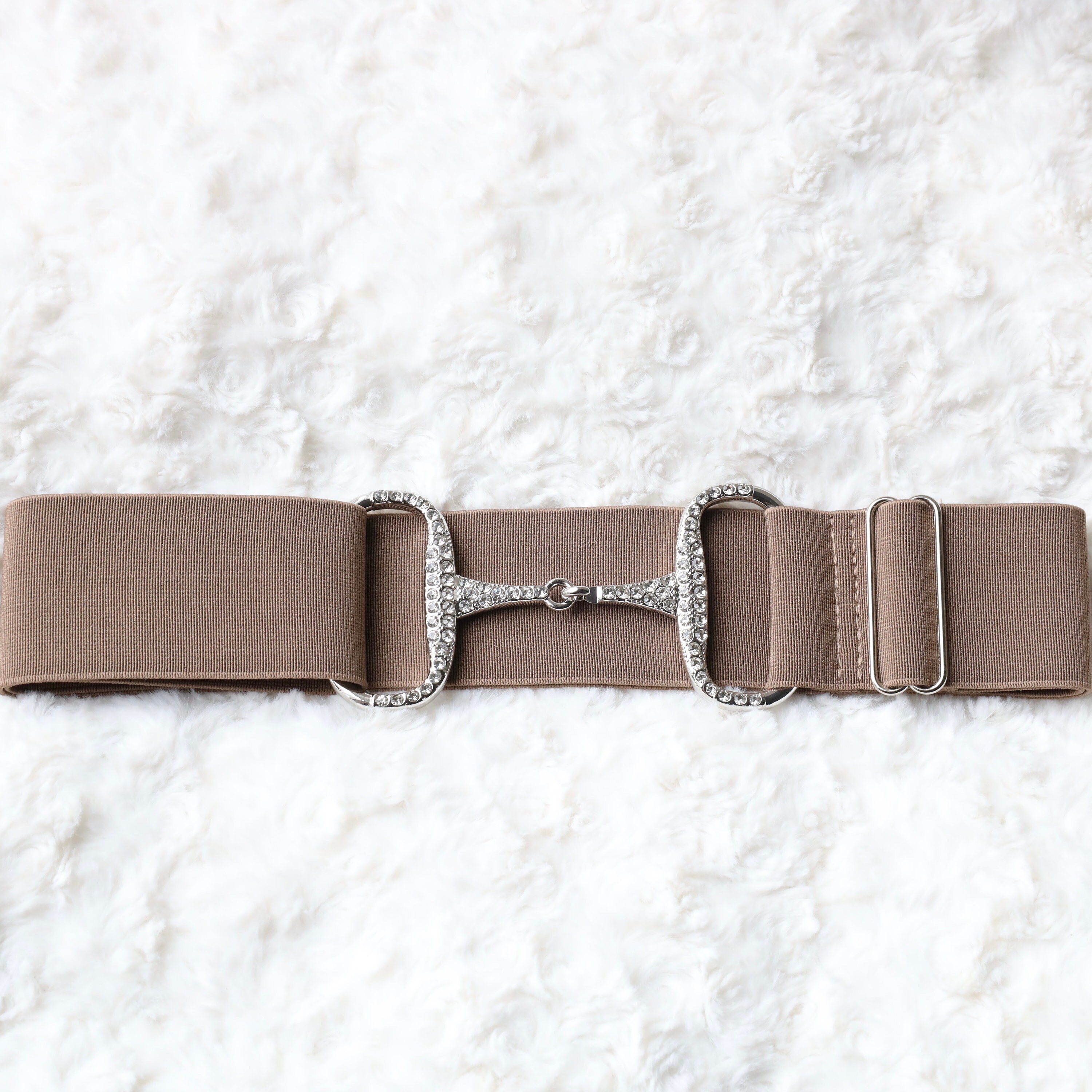 Tan Snaffle Bit Belt, Horse Riding Belt, Equestrian Belt, Mens Elastic ...