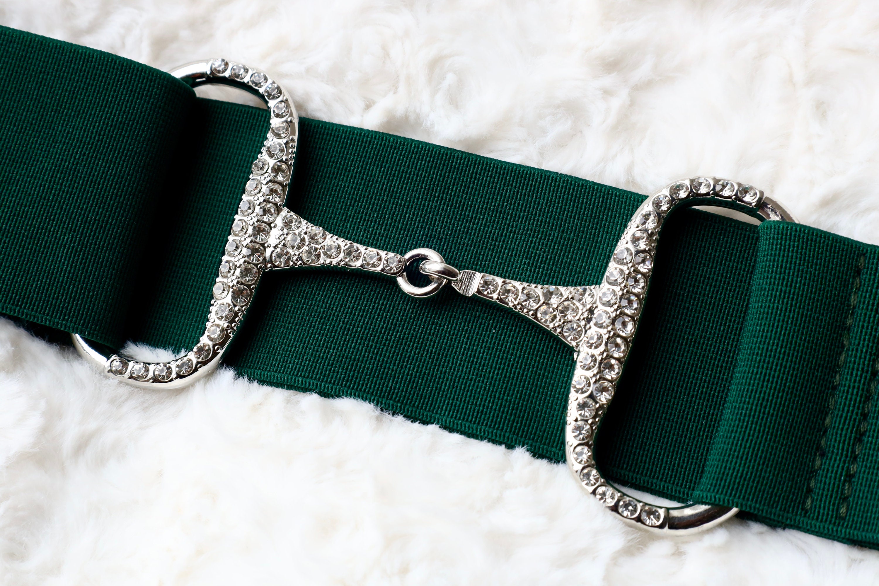 Hunter Green Snaffle Bit Belt, Horse Riding Belt, Equestrian Belt, Mens ...