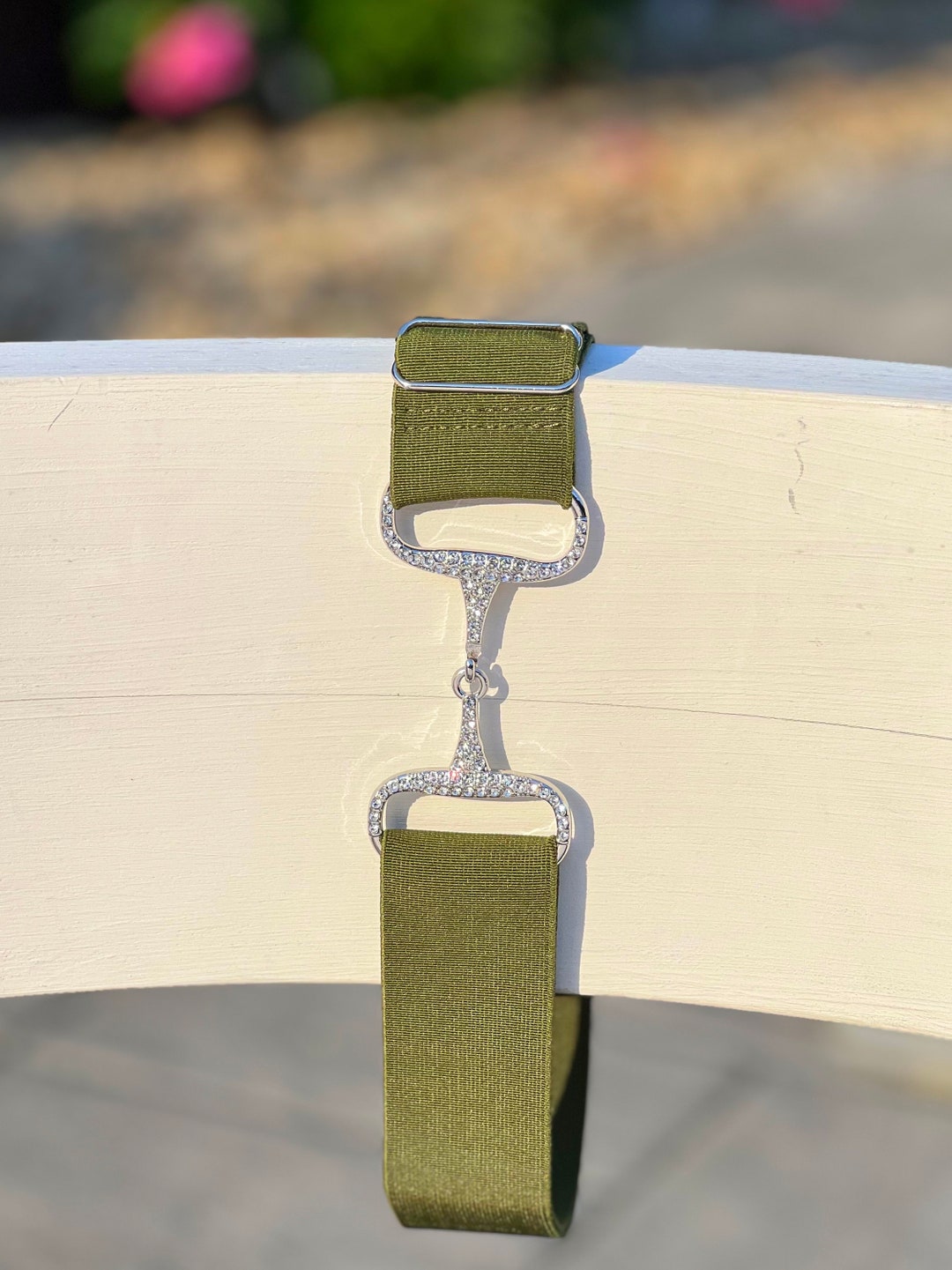Military Green Elastic Horse Bit Belt (1.5”) - Etsy