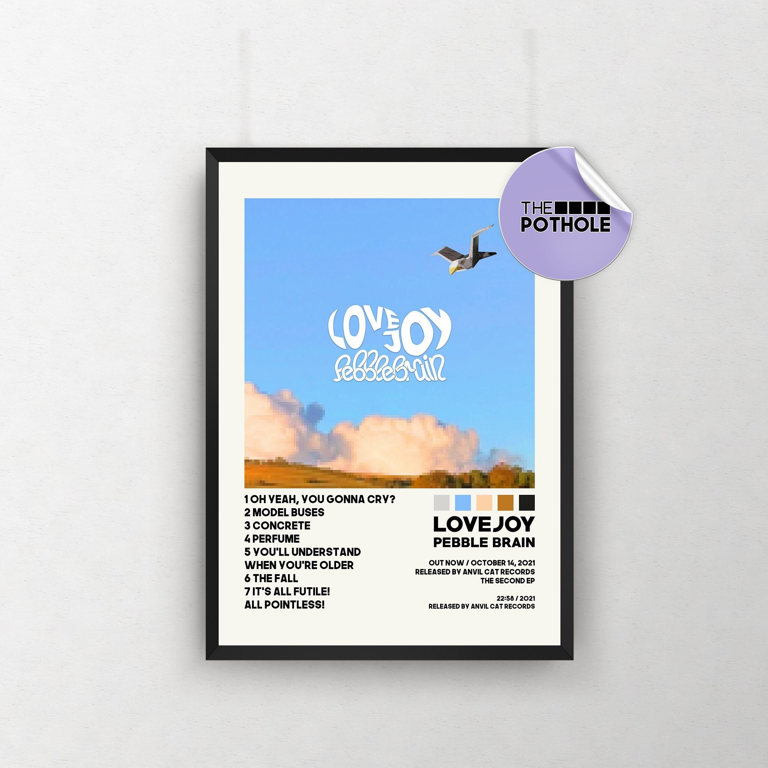 Lovejoy Posters / Pebble Brain Poster / Album Cover Poster / Poster ...