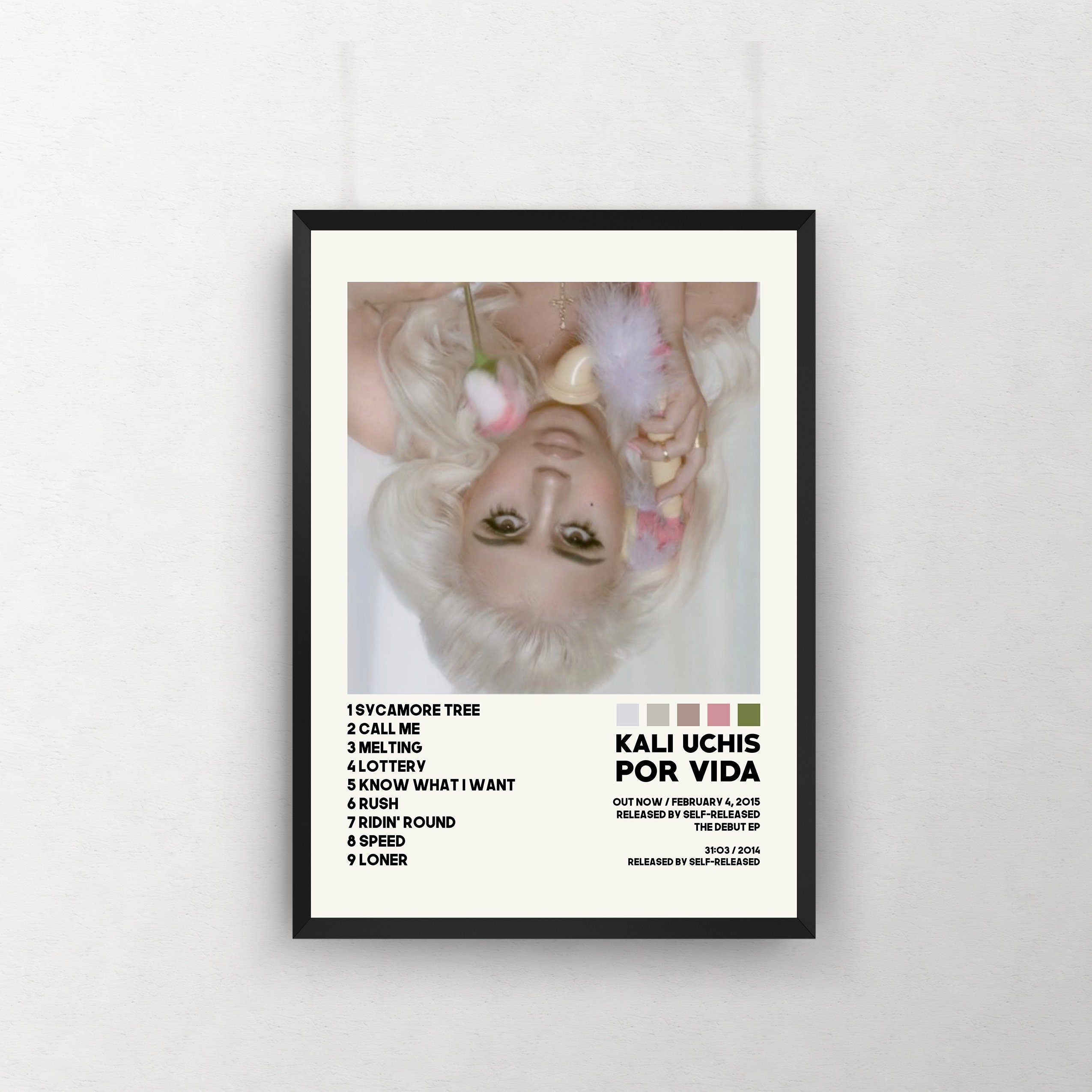 Kali Uchis Posters, Por Vida Poster, Album Cover Poster by Ian Lawrence ...