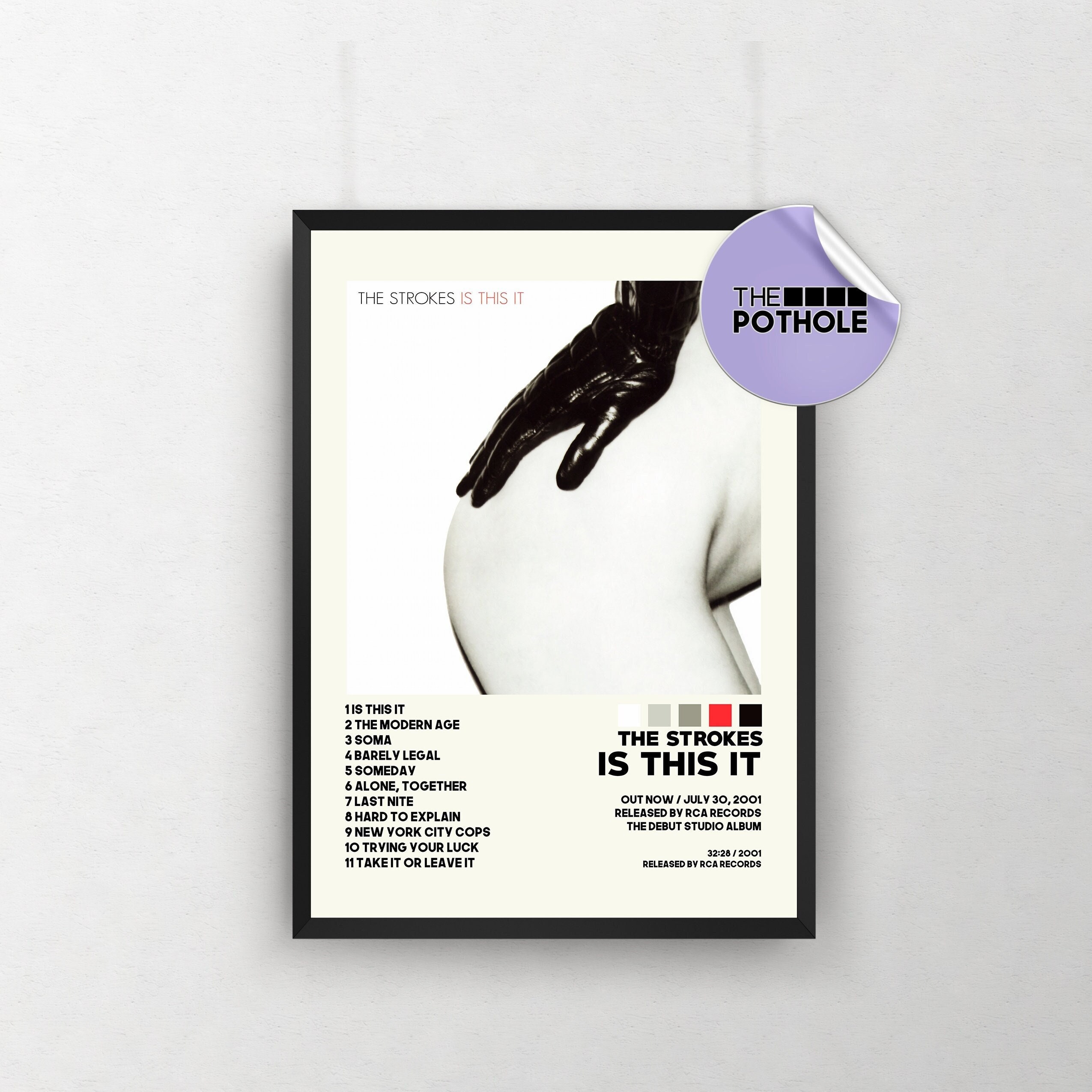 The Strokes Posters, Is Ths It Poster, The Strokes Is This It Poster