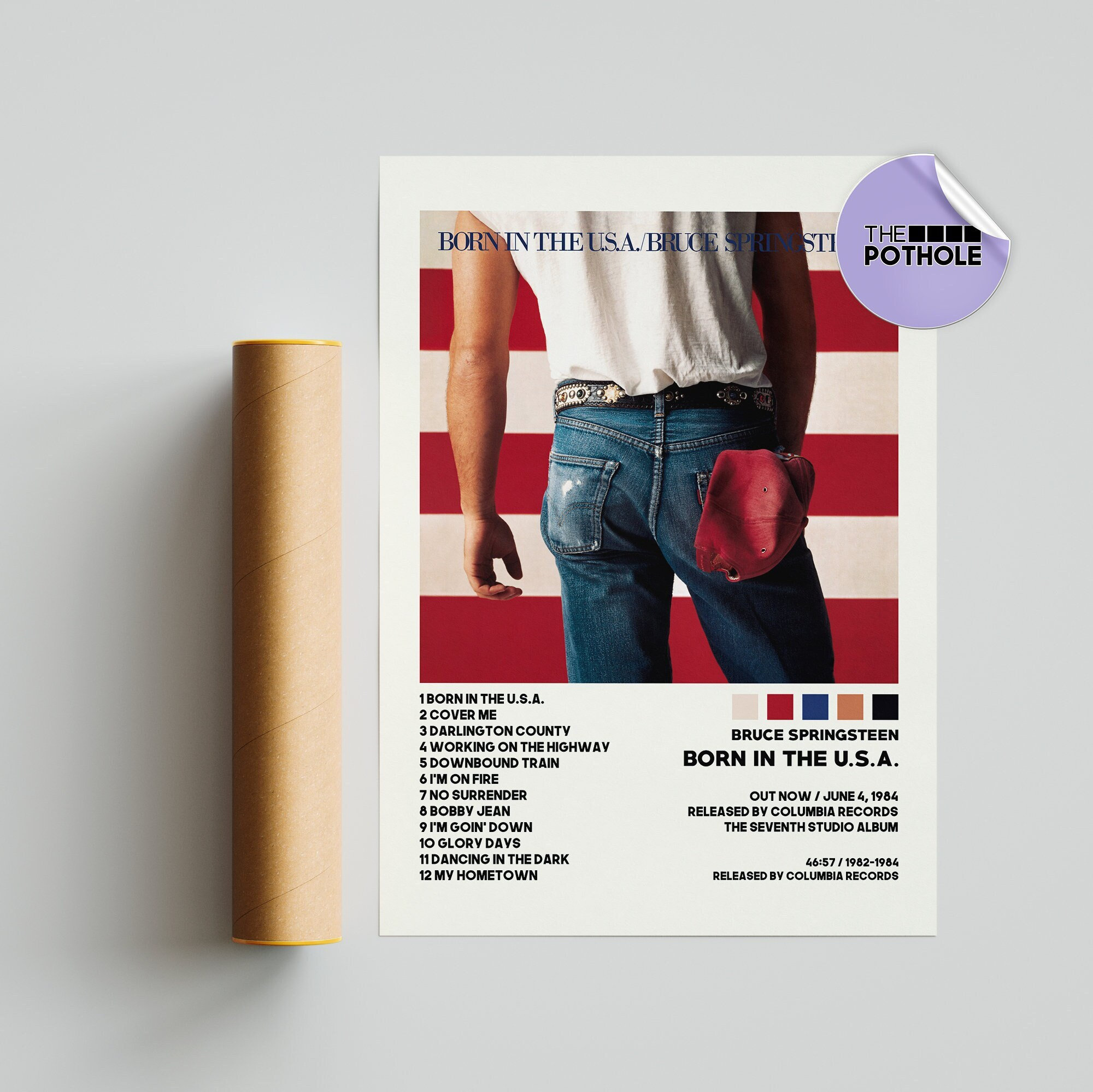 Bruce Springsteen Posters / Born In The U.S.A Poster / Album Cover ...