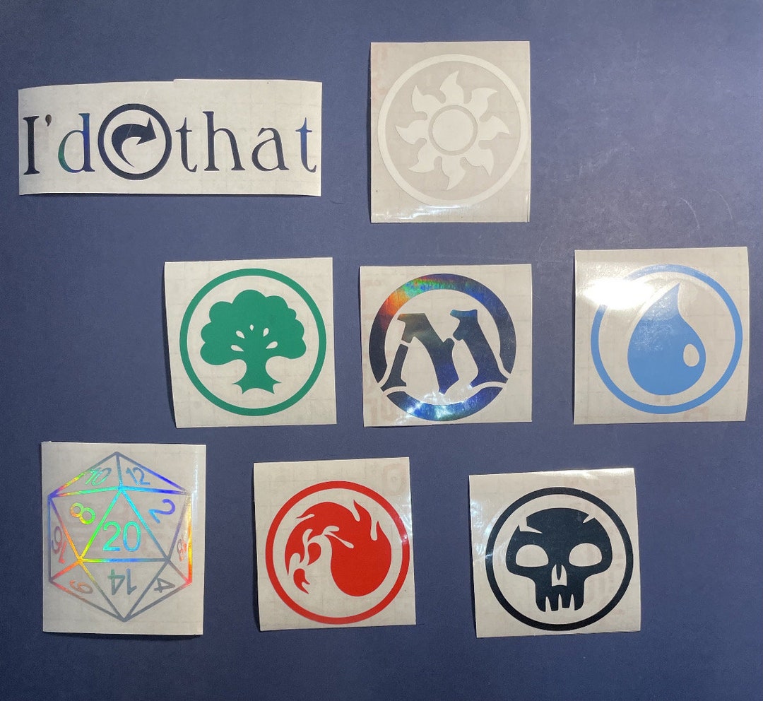 Small Magic the Gathering, Decal Set - Etsy
