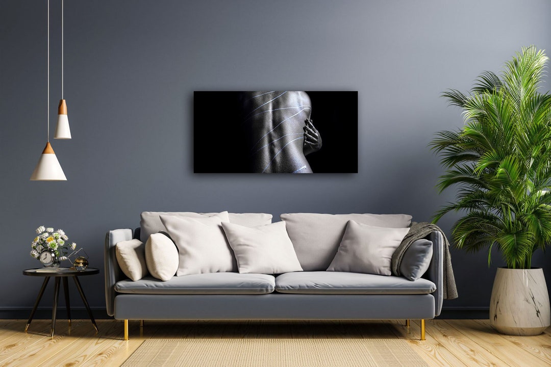 Bodypaint Canvas - Fine Art Print on Graphite Bodypainting Canvas - Etsy UK