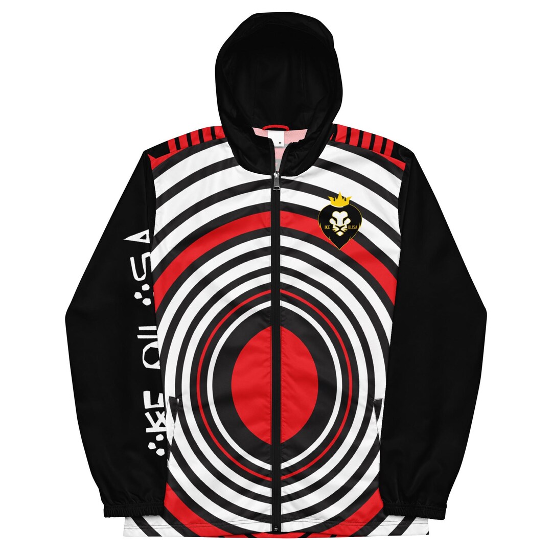 Tribal Mask Igbo Windbreaker | Jacket | Okpu Agu - Etsy