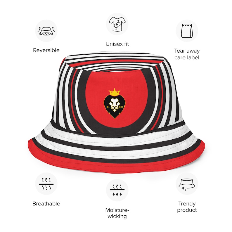 Tribal Mask Igbo Bucket Hat | Okpu Agu - Etsy