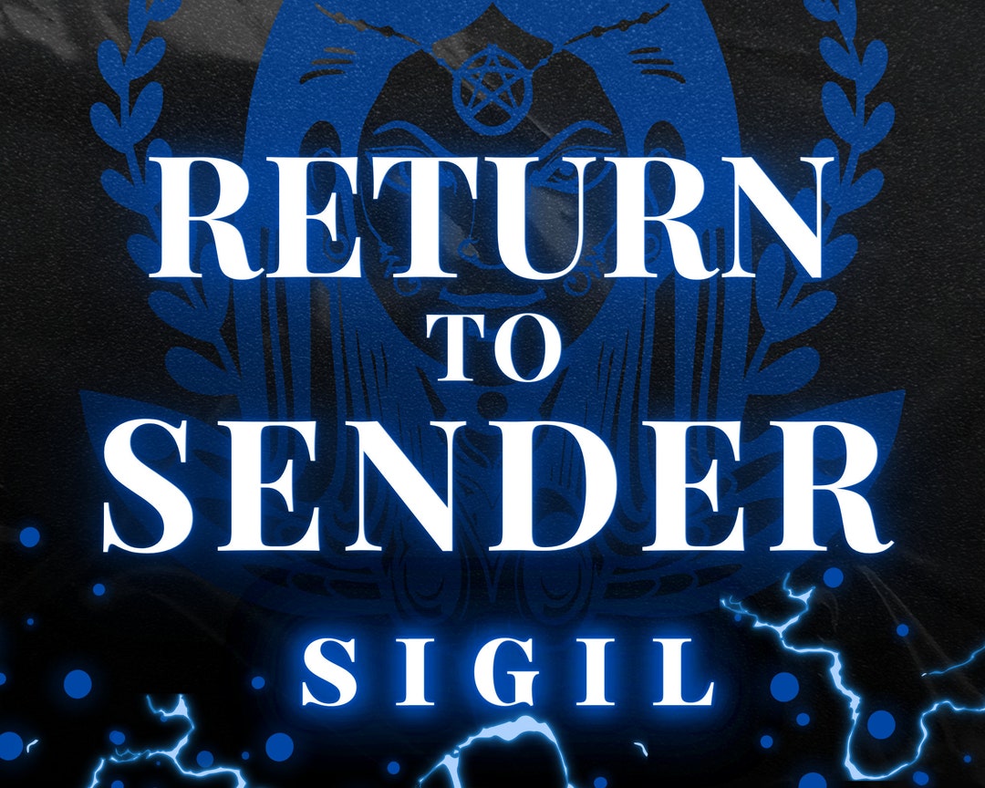 Return to Sender Sigil Symbol Magic diy Witchcraft for Beginners Blkqueenmagick - Etsy
