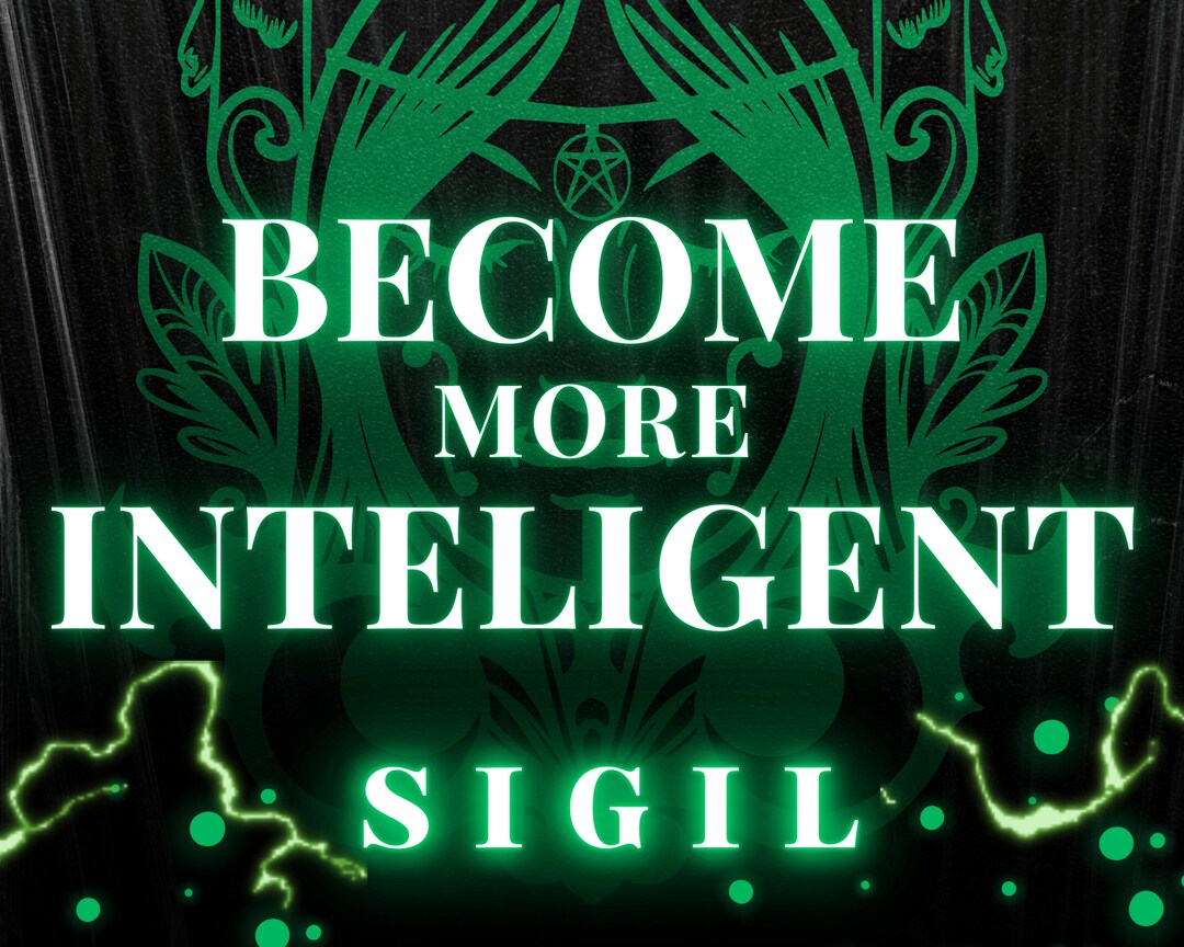 Intelligence Sigil Symbol Magic diy Wicca for Beginners Blkqueenmagick ...