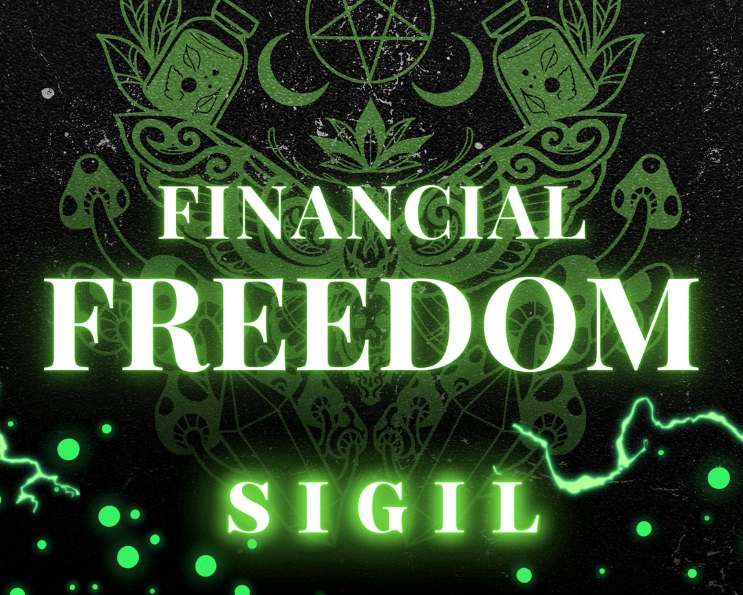 Financial Freedom Sigil Symbol Magic diy Witchcraft for Beginners ...
