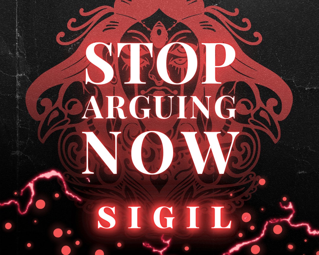Stop Arguing Sigil Symbol Magic diy Spell for Beginners Blkqueenmagick ...