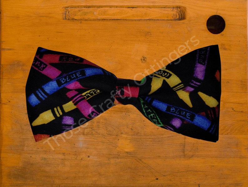 Let's Color Crayon Bow Tie- Adult, Children, and Infant - Etsy