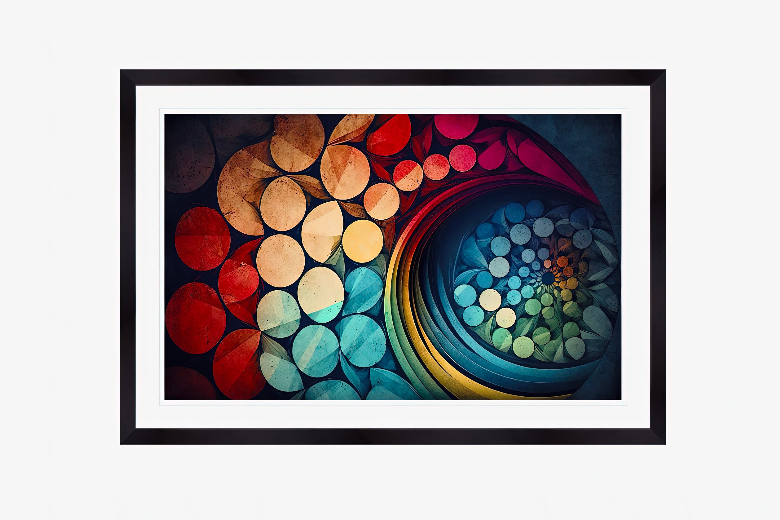 PRINTABLE Color Spectrum Abstract Wall Art for Lifestyle Design ...