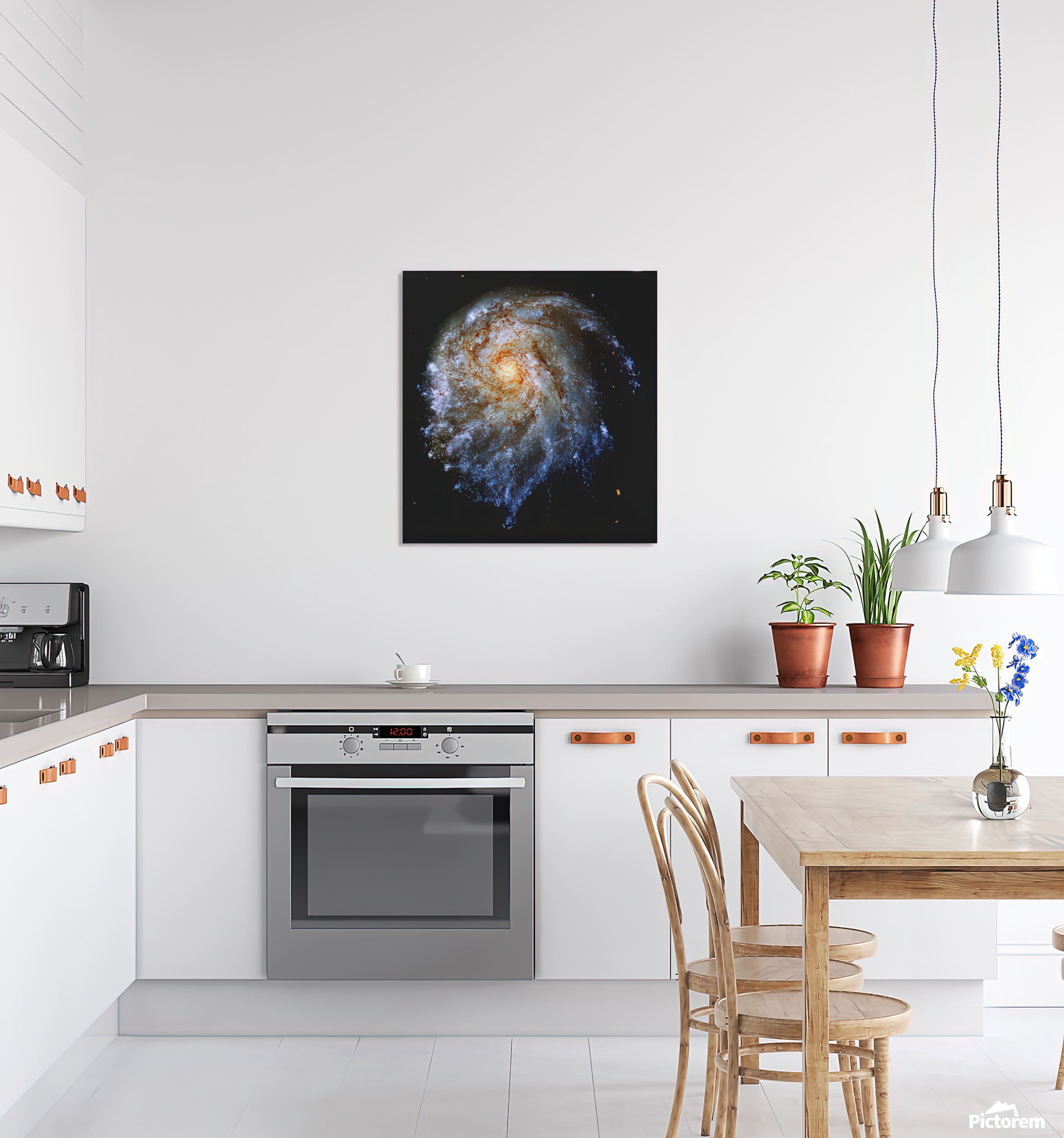 Spiral Galaxy NGC 2276 Hubble Space Telescope Image NASA Photo Enhanced ...