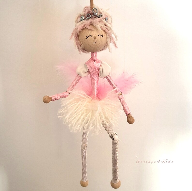 Pink Fairy String Puppet - Etsy