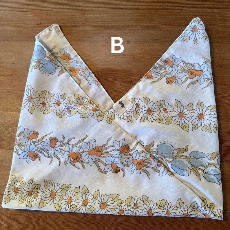 Repurposed Fabric Sourdough Bread Bag, Cotton, Vintage Fabrics ...