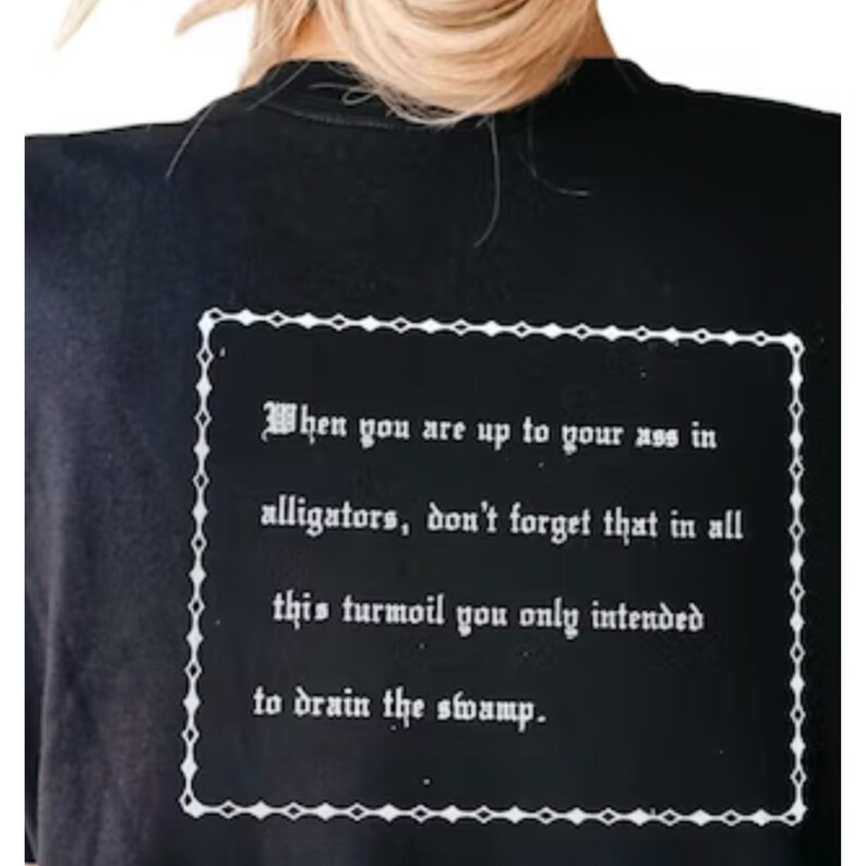 Up to Your Ass in Alligators Funny 70s Moto Shirt Funny Vintage ...