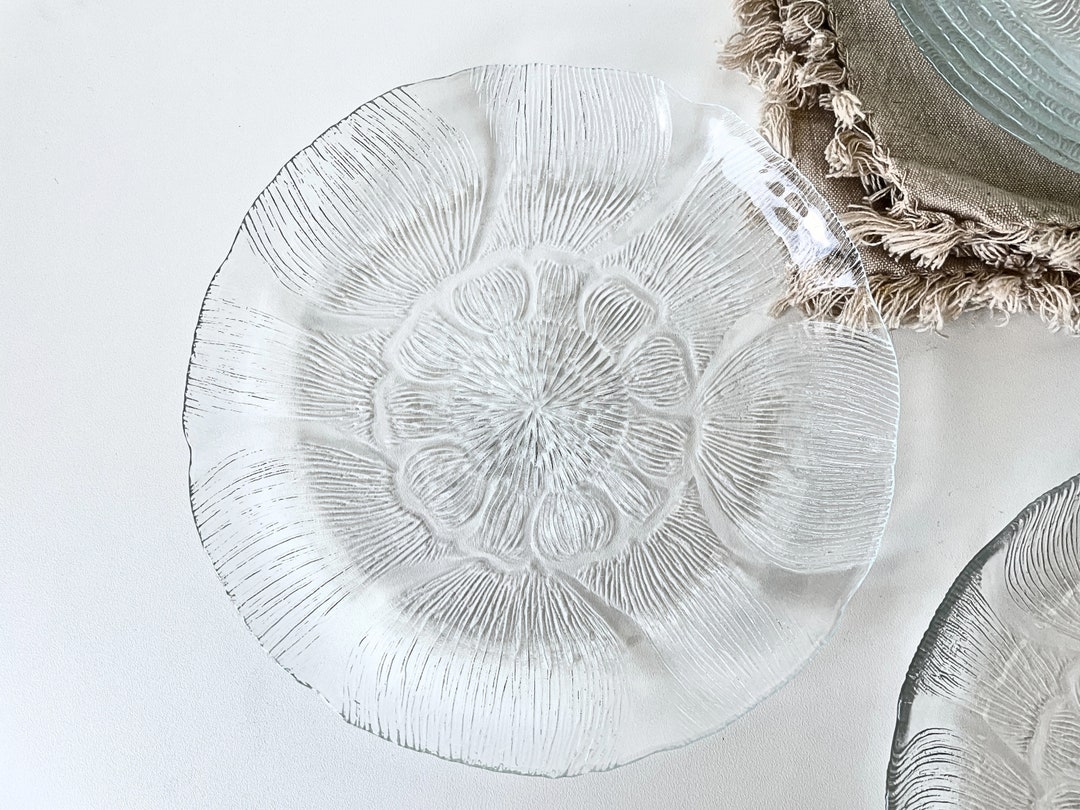 Arcoroc Fleur Luncheon Plates | Set of 10 Vintage Arcoroc France ...