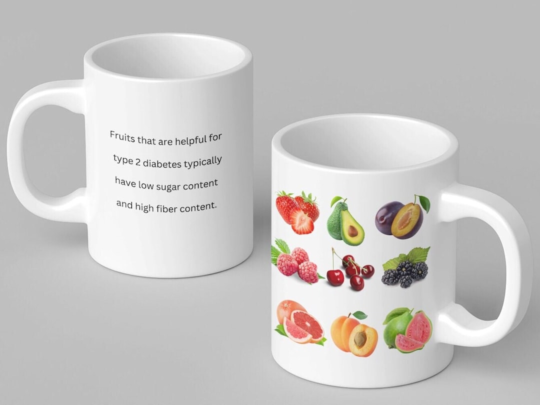 Fruit Pattern Mug, Healthy Themed Mug, Super Fruit Mug - Etsy