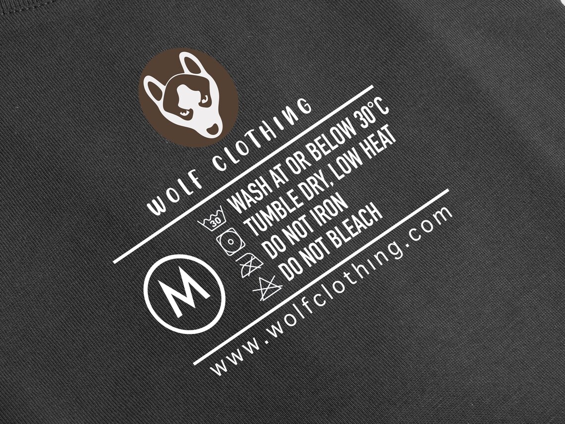35 Pcs. Tagless Clothing Labels, T-shirt Neck Label - Tagless Logo ...
