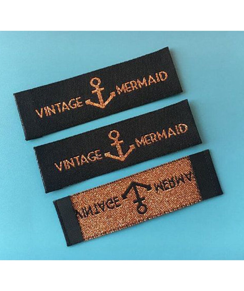 150-1000 ... Pcs Woven Labels, Woven Label, Basic Name Labels, Custom ...