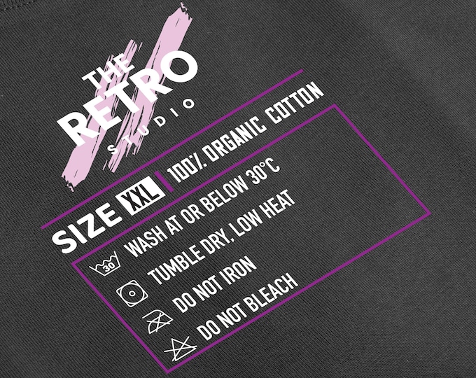 CUSTOM NECK LABEL Transfer Affordable Custom Neck Tag for T Shirt and ...