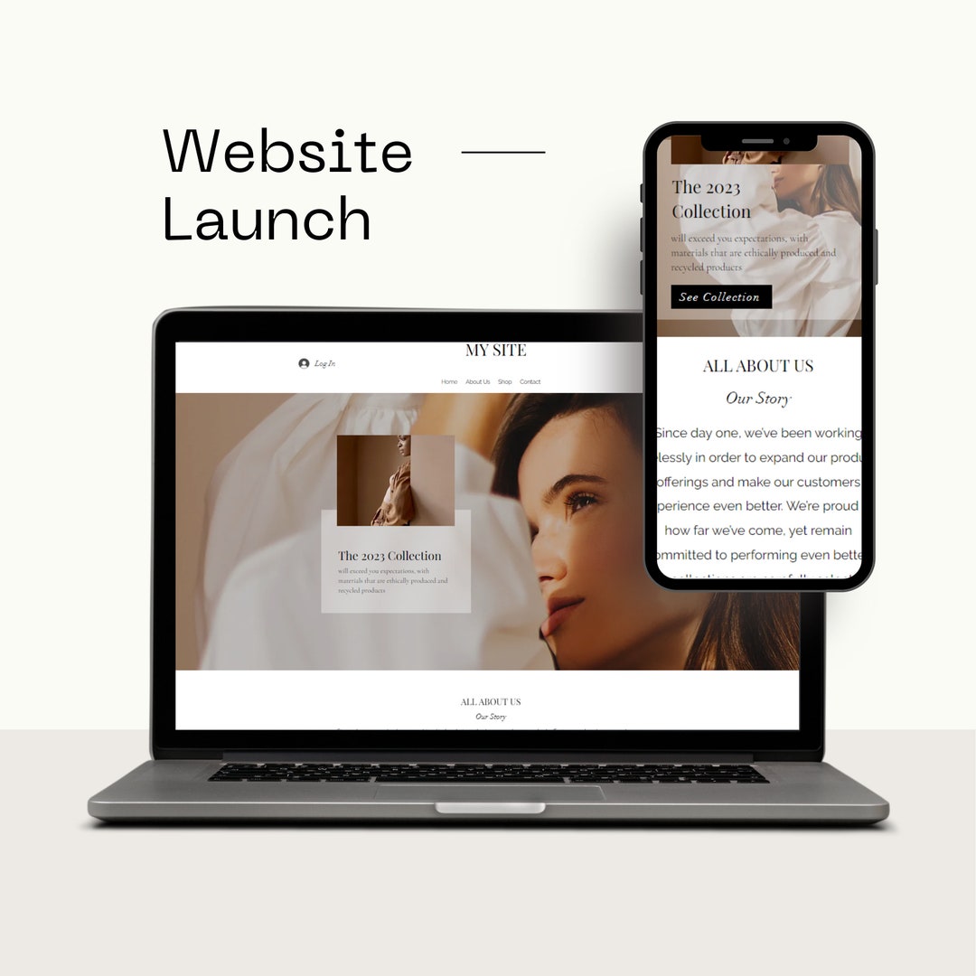 WIX Website Template - Website Template - Website Design - Blogger ...
