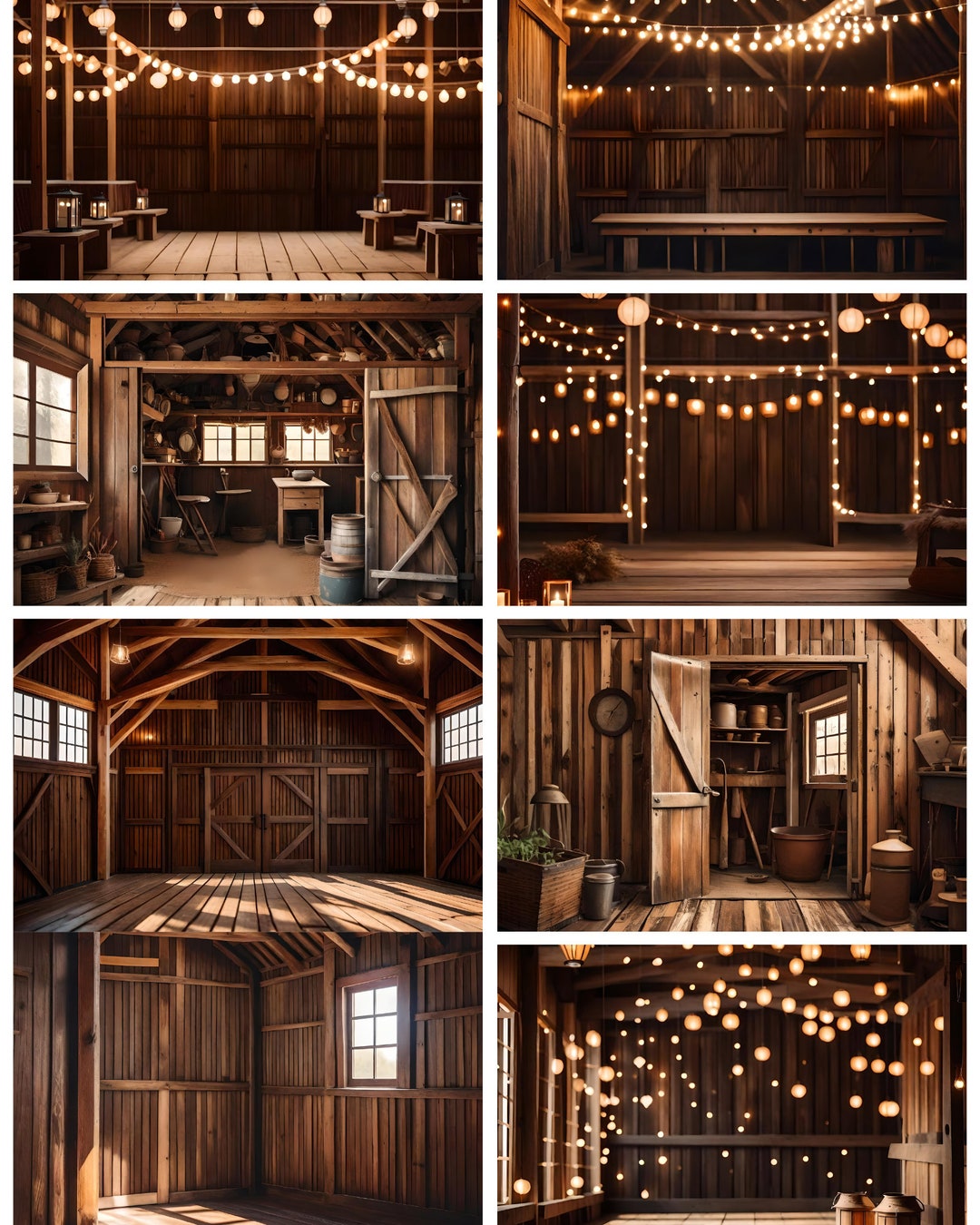 10 Digital Backgrounds Rustic Wood Walls Digital Photography Backdrops ...