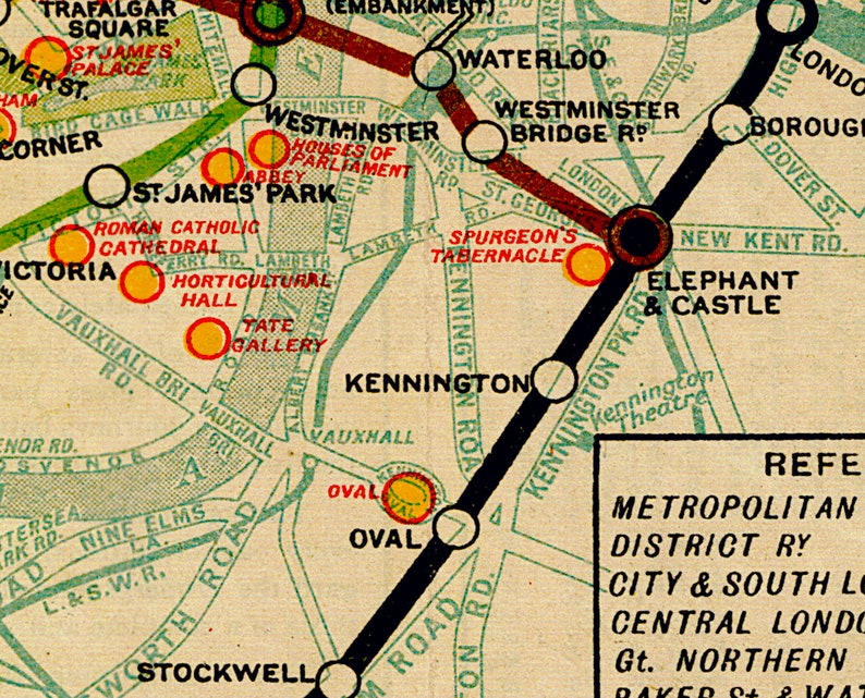Digital, 1939, London ,map of London Underground ,england - Etsy