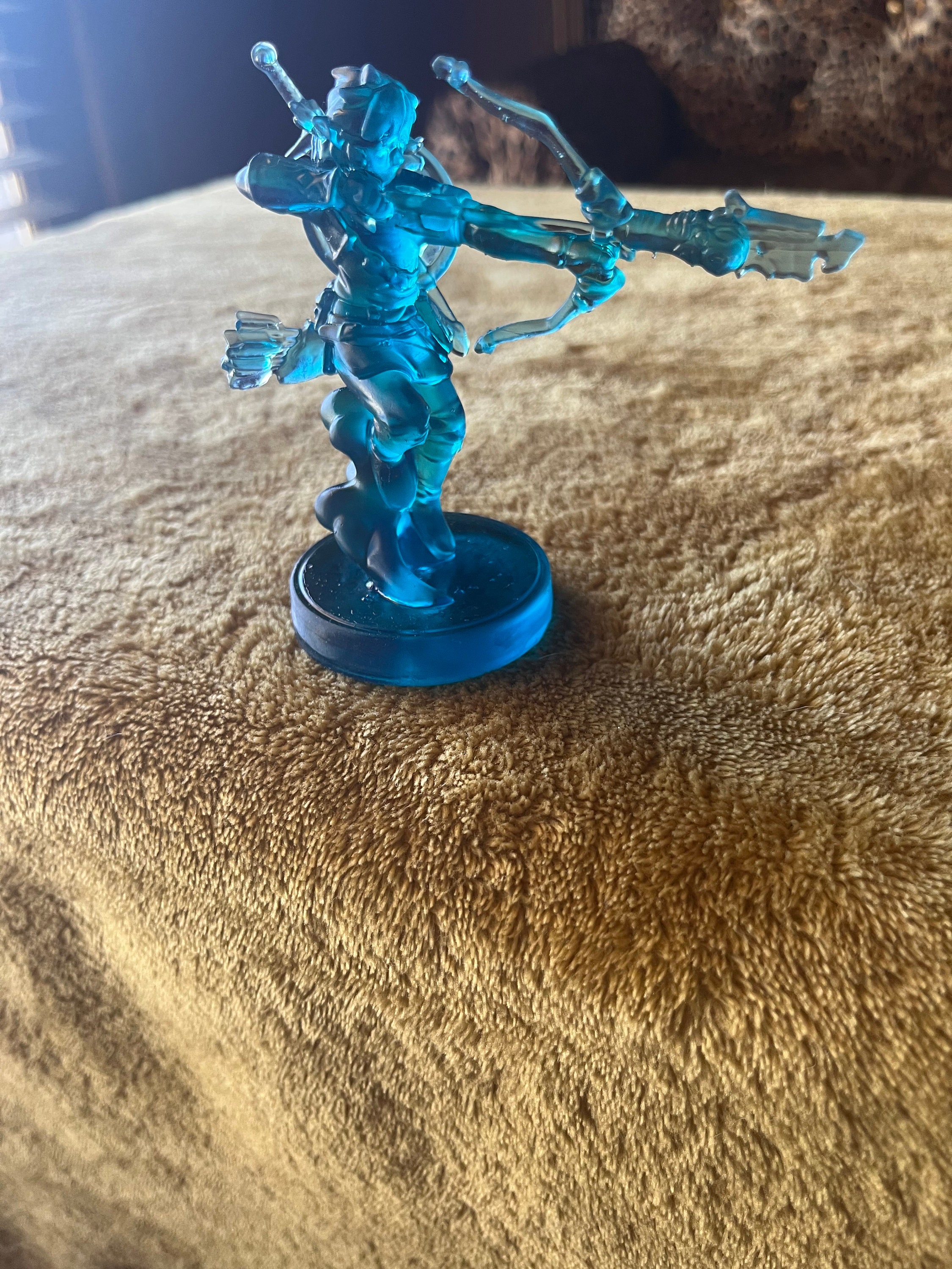 6 Clear Blue 3d Printed Zelda Figurines - Etsy