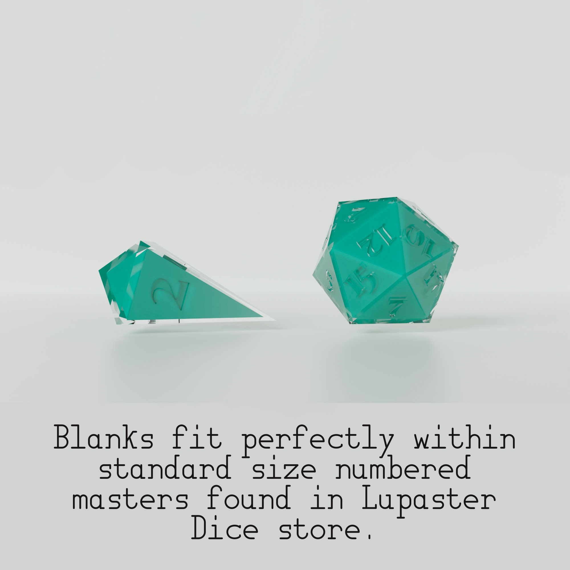Ready to Print Sharp Edge Dice Blank Inserts- Standard Size Supports ...